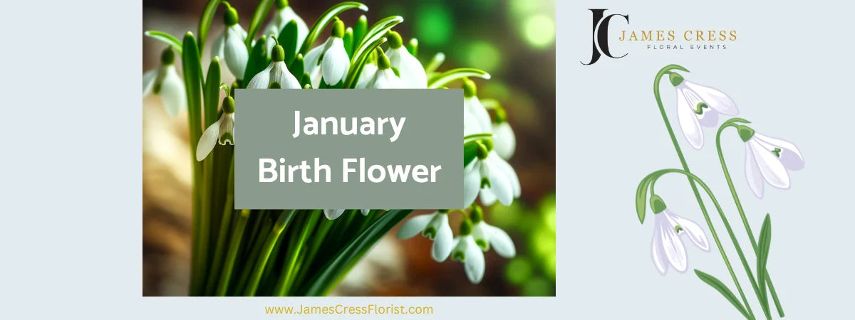 January Birth Flower: Snowdrop & Carnation | James Cress Florist