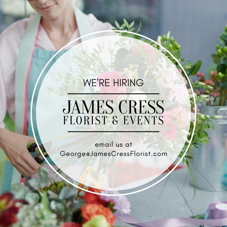 Career Opportunities: Work with Flowers | James Cress Florist